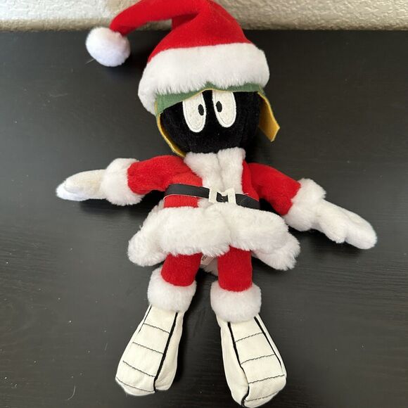 Warner Bros. | Toys | Vintage 9s Marvin The Martian Santa Claus Bean ...